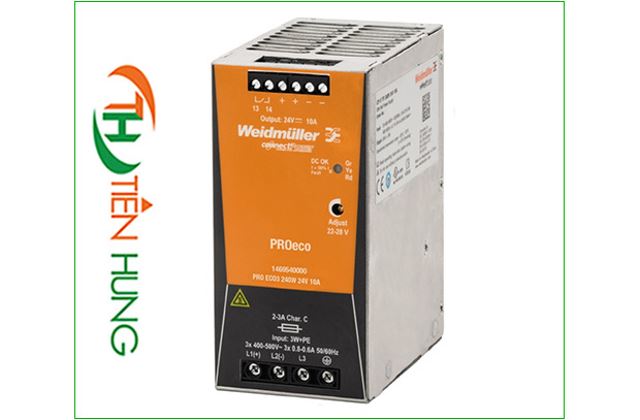 BỘ NGUỒN 3 PHA 240W 24VDC/10A DÒNG PROeco WEIDMULLER - POWER SUPPLY 3 ...