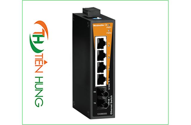 BỘ TRUYỀN TẢI MẠNG WEIDMULLER 4 CỔNG RJ45 LOẠI UNMANAGED 1286540000 ...