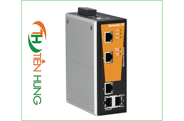 BỘ MANAGED SWITCH MẠNG 5 CỔNG RJ45 WEIDMULLER 1504310000 - IE-SW-VL05MT ...